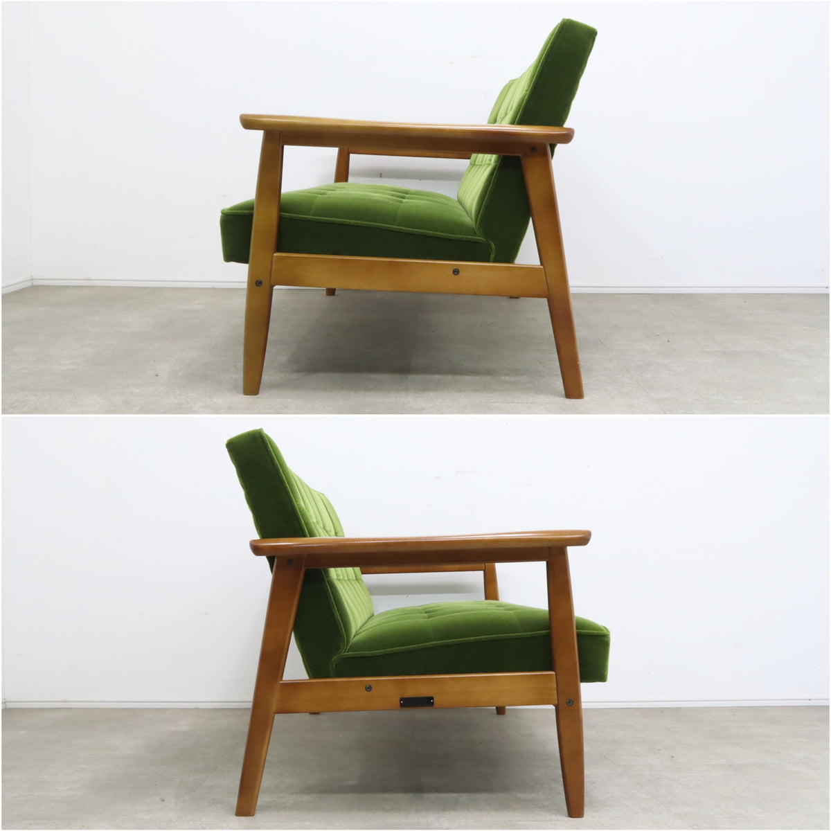 カリモク60 Kチェア 2シーター モケットグリーン 2人掛けソファ – バナルオンラインショップ（BANUL）の通販ならBANUL
